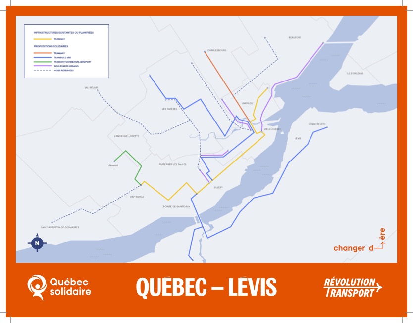 Québec solidaire va révolutionner le transport dans la région de Québec ...