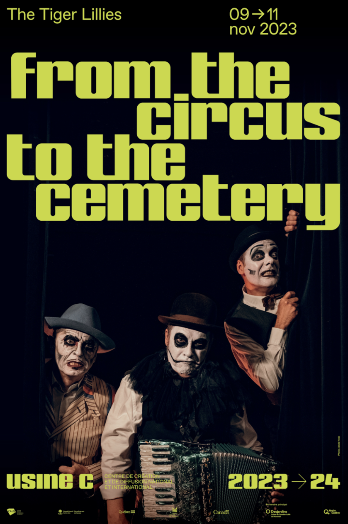 Usine C - The Tiger Lillies présentent "From the Circus to the Cemetery ...